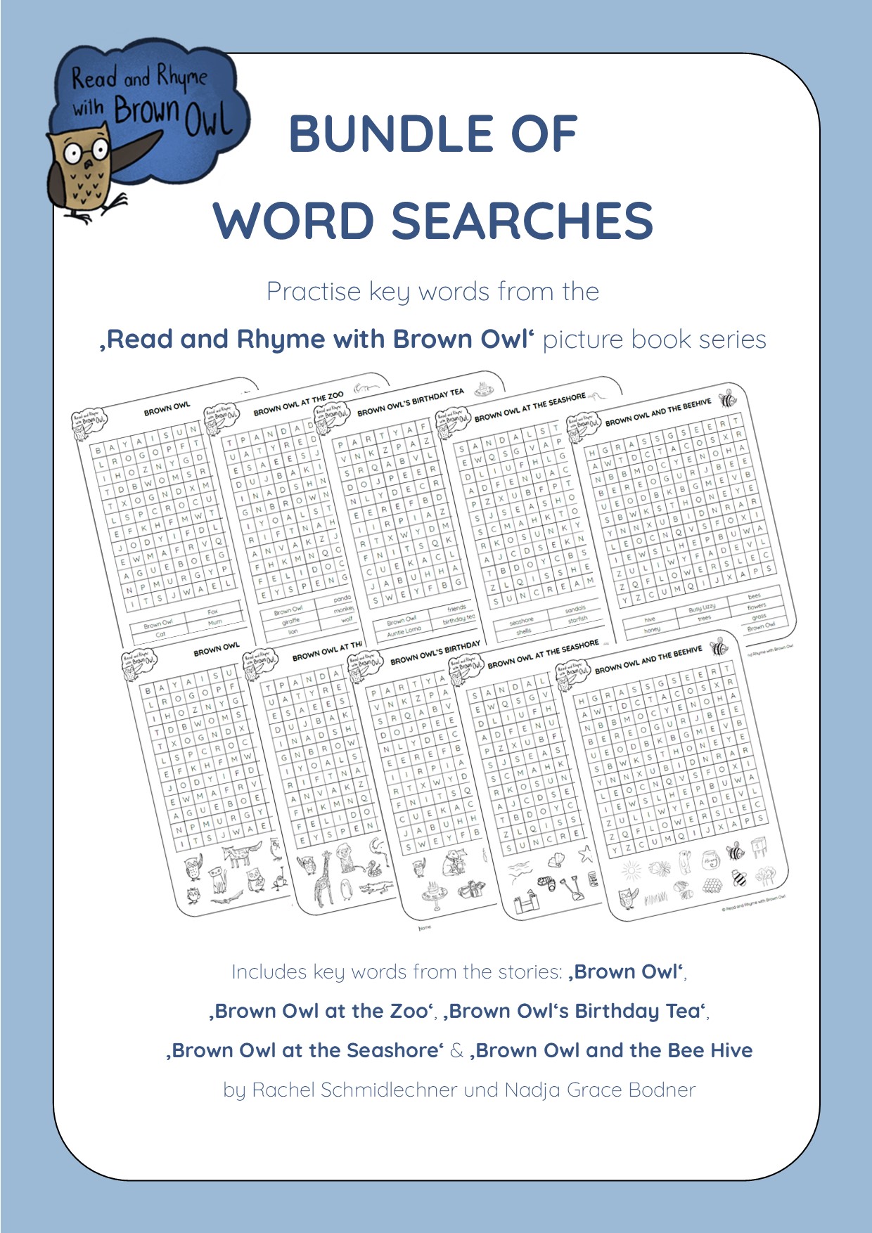 Read and Rhyme with Brown Owl - BUNDLE OF WORD SEARCHES ...